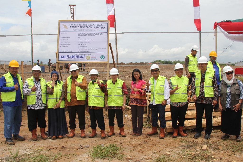Pembangunan Gedung Kuliah Umum dan Labtek ITERA Dimulai - ITERA