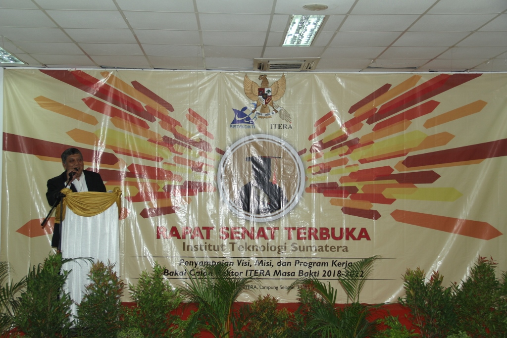 Penyampaian Visi Misi dan Program Kerja 6 Bakal Calon Rektor ITERA - ITERA