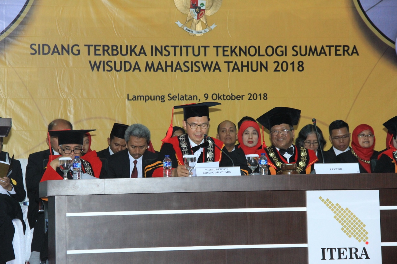 Wisuda Ke-3, ITERA Luluskan 43 Wisudawan - ITERA