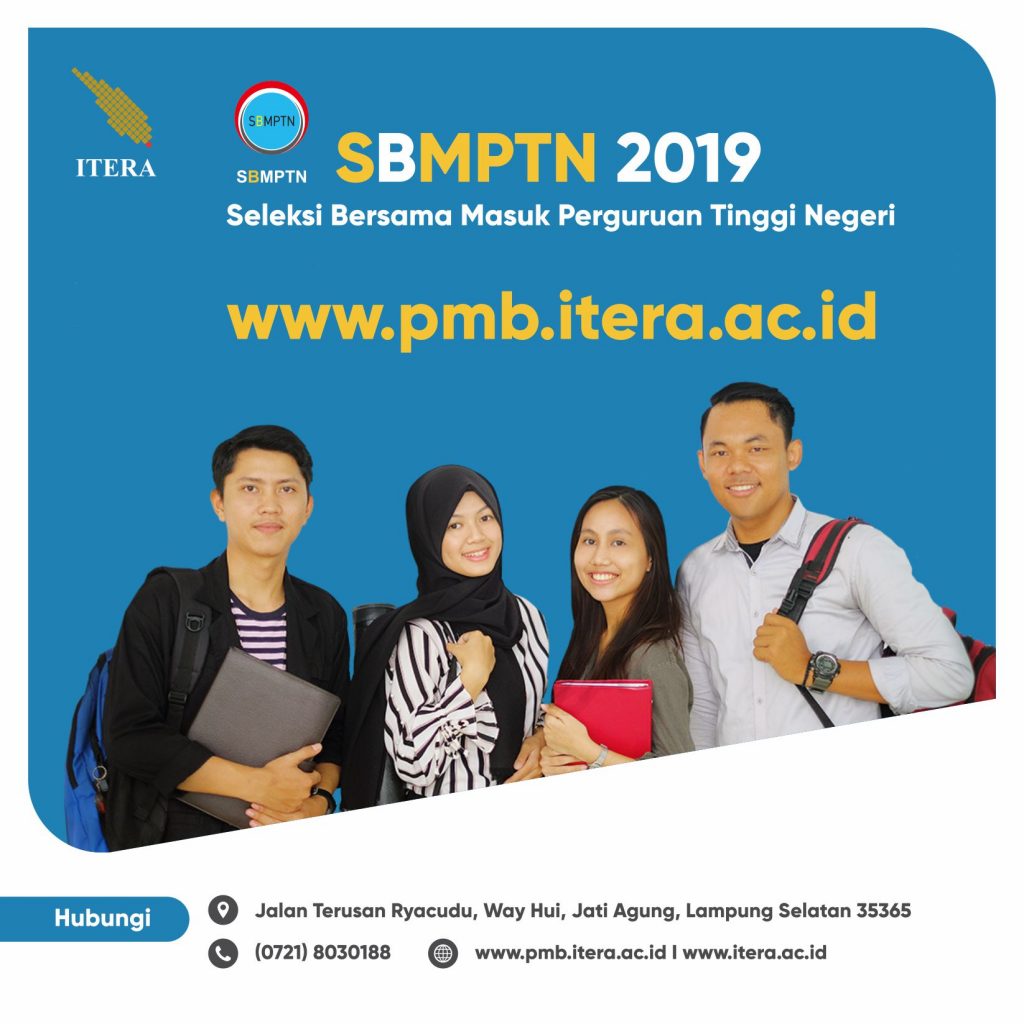 ITERA Sediakan Kuota 1.600 Mahasiswa Baru Jalur SBMPTN - ITERA