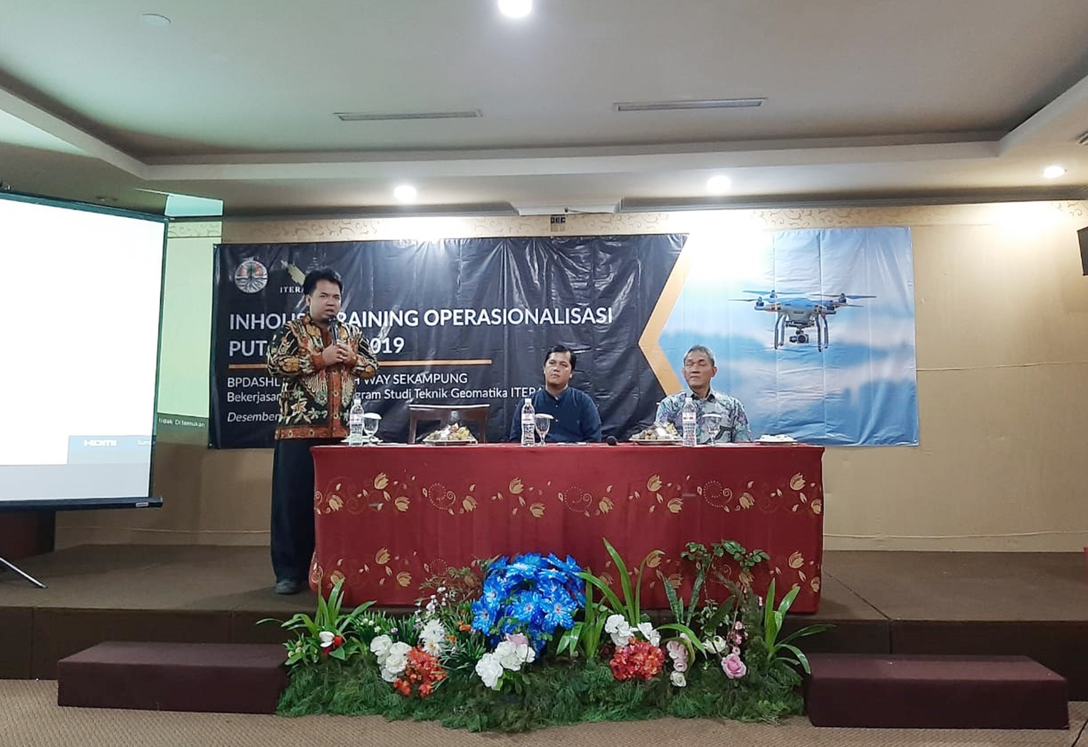 Kebun Raya ITERA Jadi Lokasi Pelatihan Pemetaan Foto Udara - ITERA