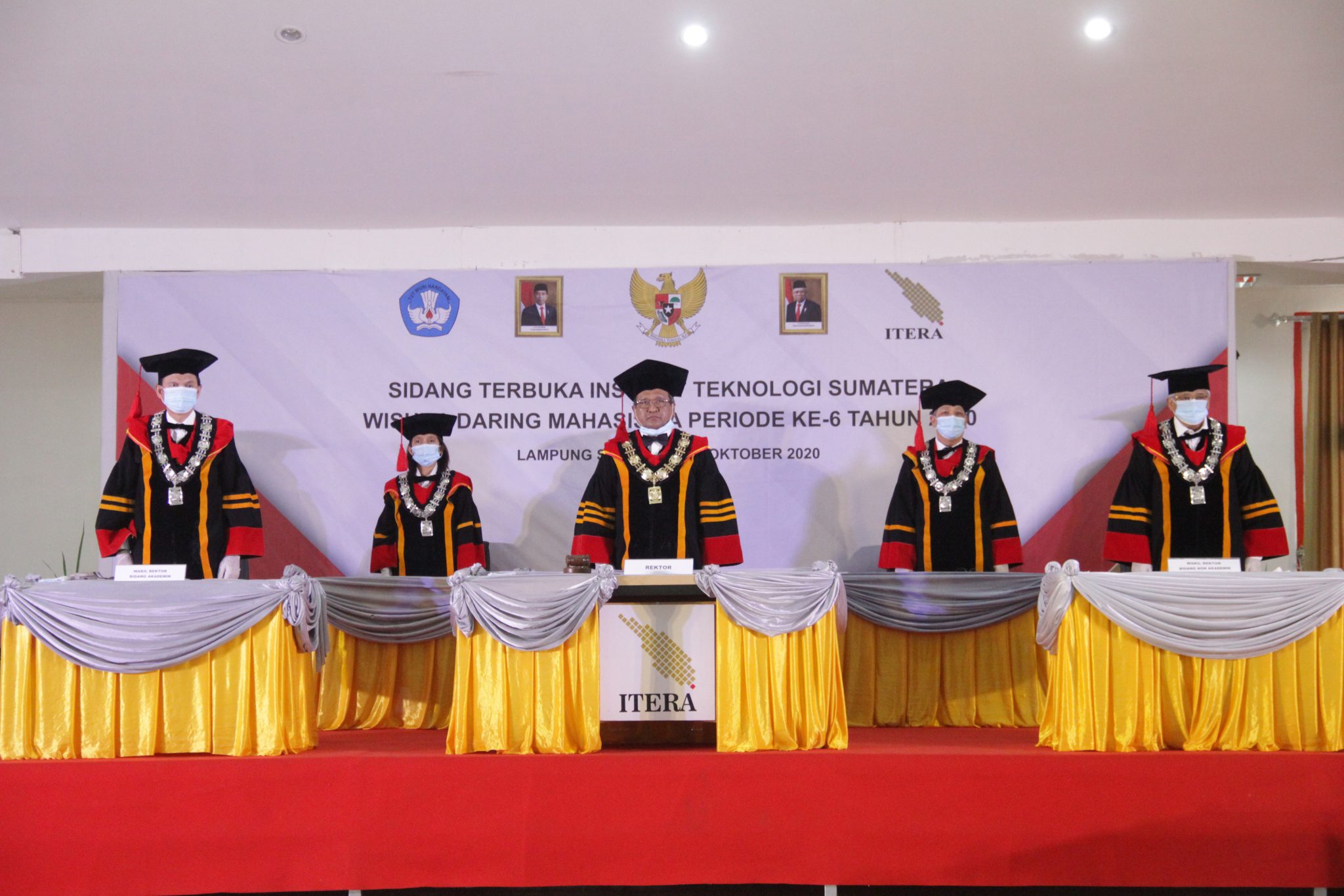 ITERA Wisuda 345 Mahasiswa Secara Daring - ITERA