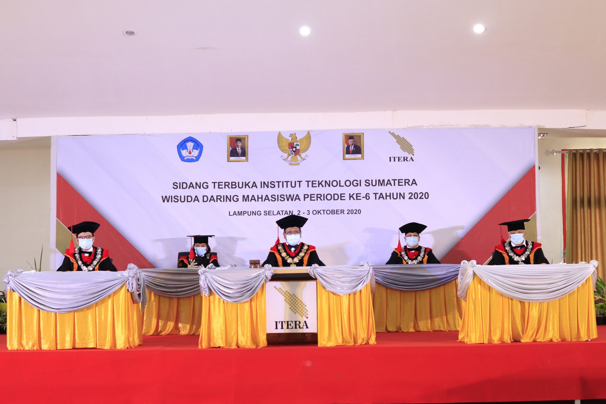 ITERA Wisuda 345 Mahasiswa Secara Daring - ITERA