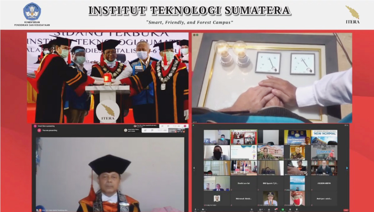 Dies Natalis ke-6 ITERA Resmikan Laboratorium PLTS Terbesar di ...