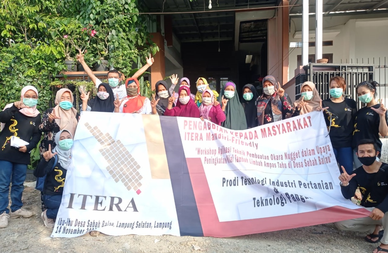 Kolaborasi Prodi TIP dan TP ITERA Latih Warga Olah Ampas Tahu Jadi ...