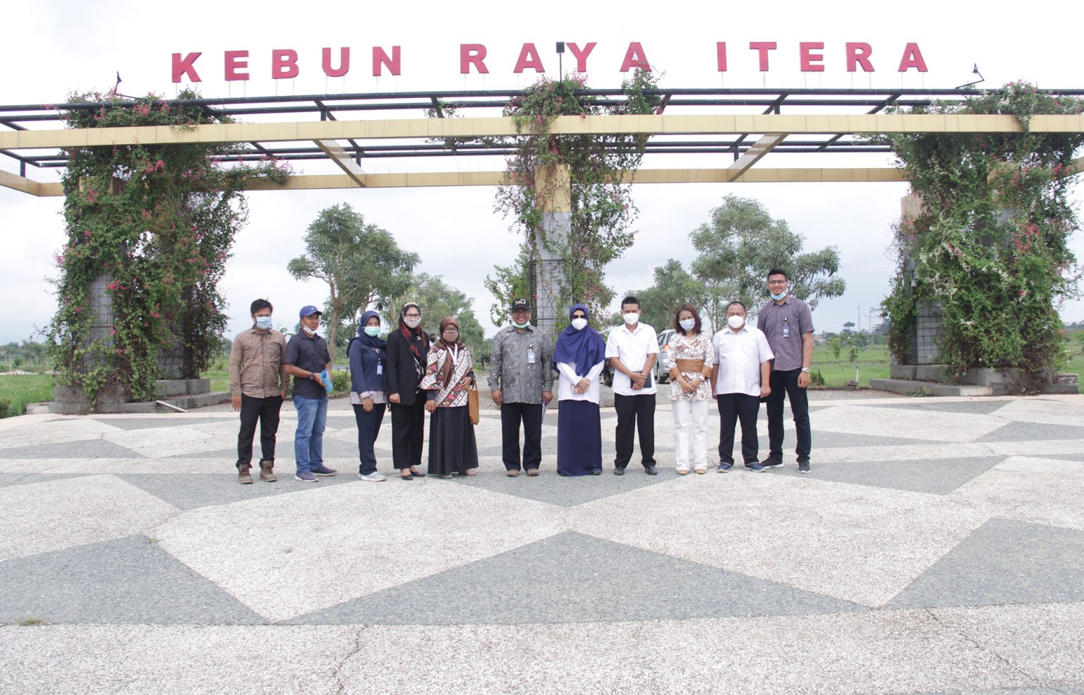 Tim Kementerian PU Tinjau Pembangunan Kebun Raya ITERA - ITERA