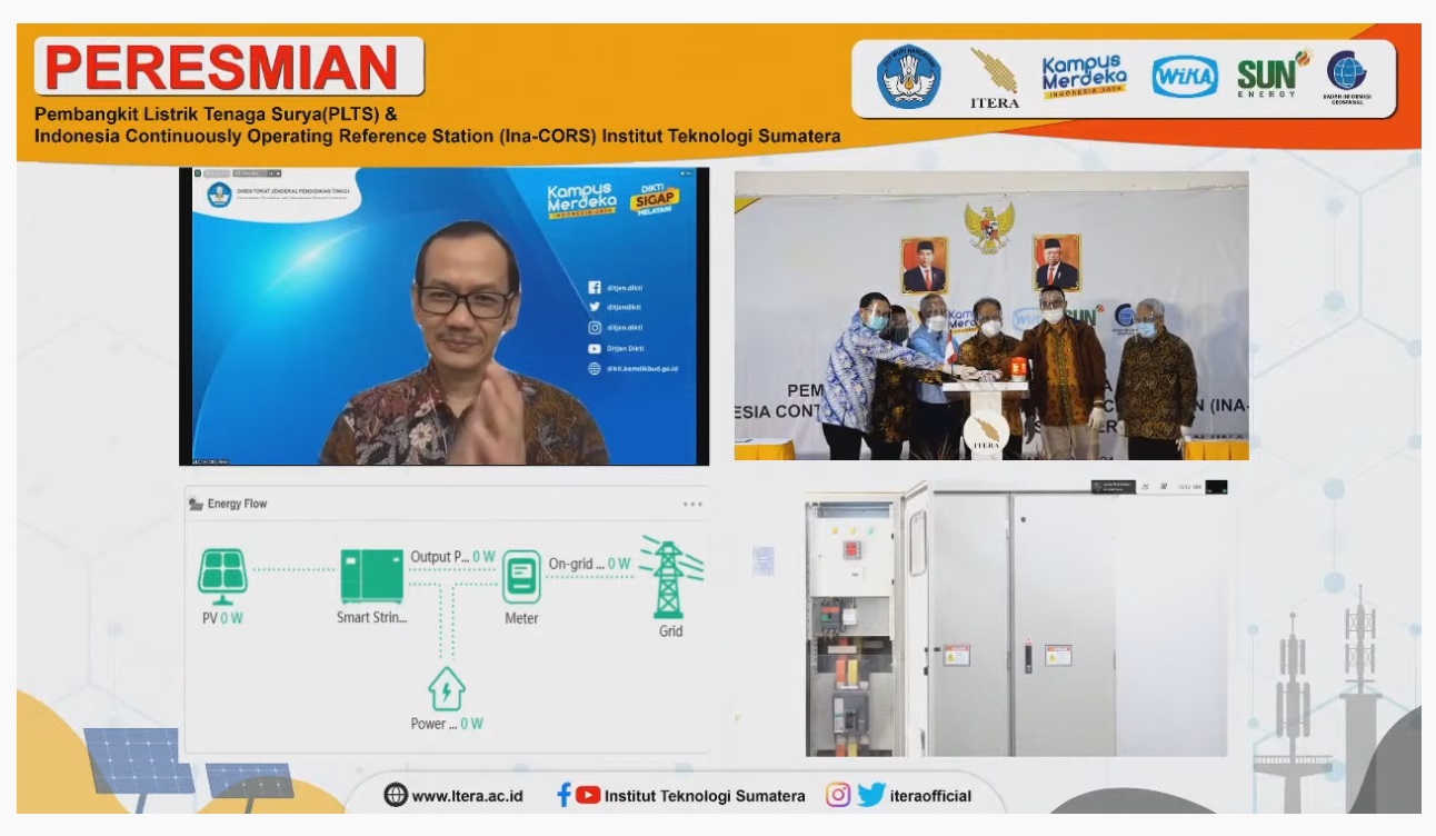ITERA Resmi Operasikan Laboratorium PLTS Terbesar di Indonesia - ITERA