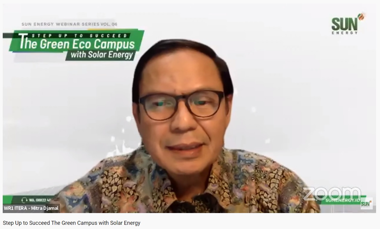 PLTS ITERA Jadi Percontohan Pengembangan Energi Terbarukan Nasional - ITERA