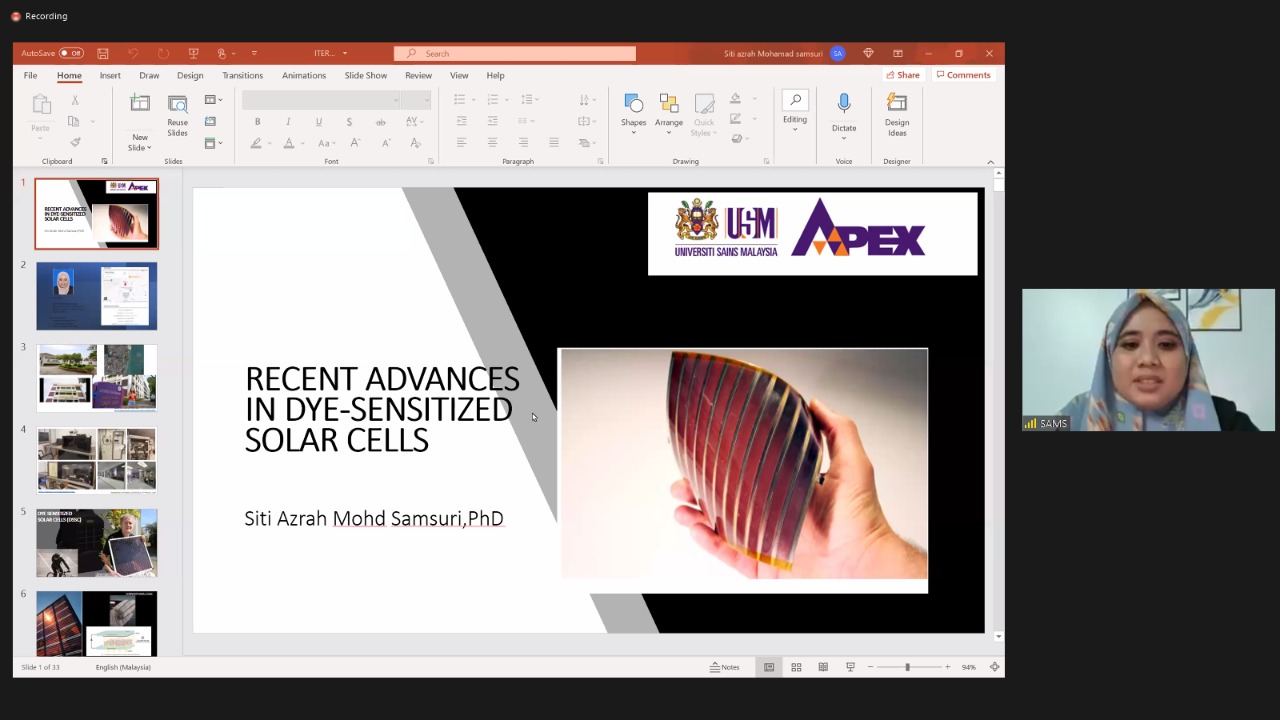 Dosen ITERA Paparkan Teknologi dan Potensi Energi Surya di Indonesia ...