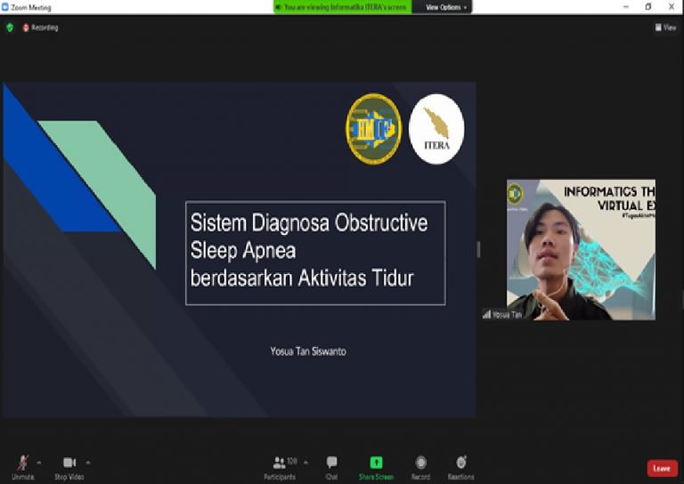 Teknik Informatika ITERA Gagas Pameran Virtual Tugas Akhir Mahasiswa - ITERA