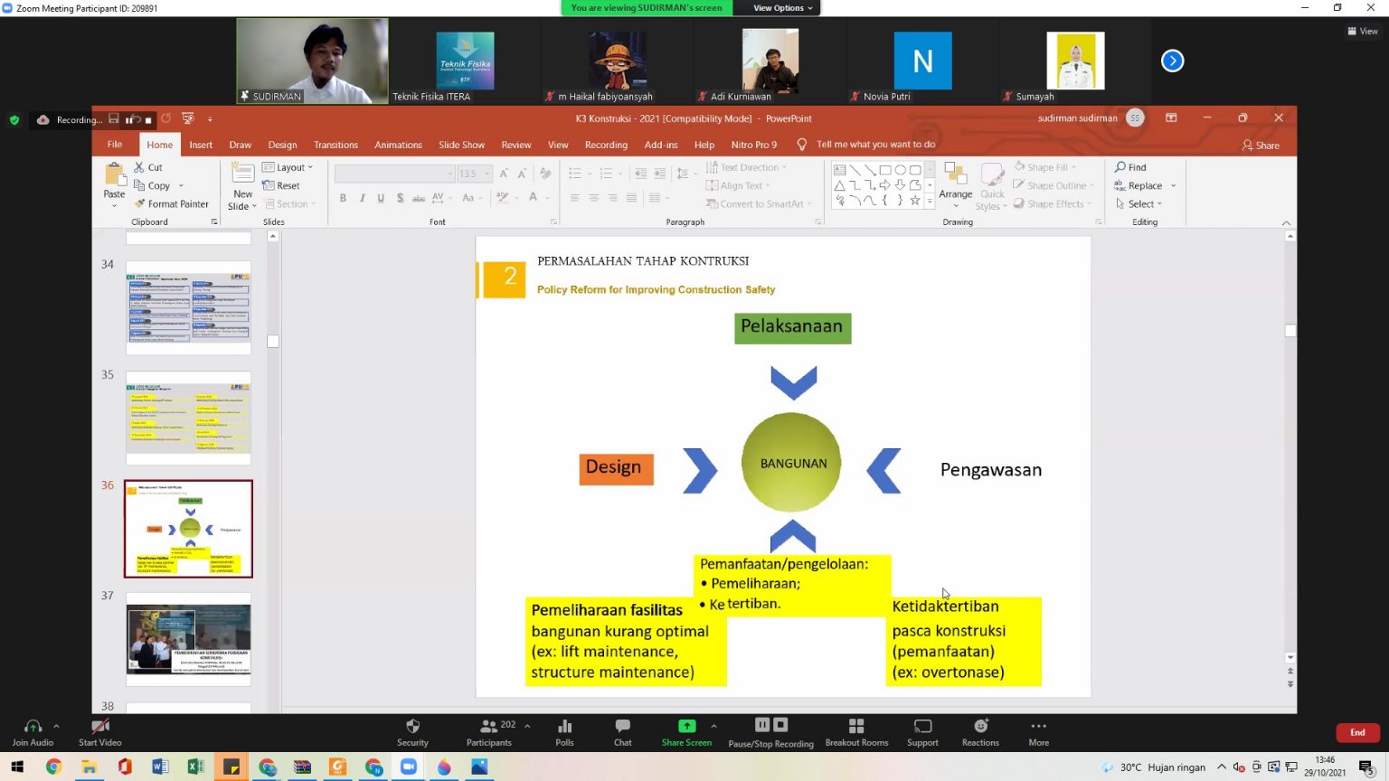 TF Talk ITERA Bahas Urgensi K3 di Industri dan Dunia Kerja - ITERA