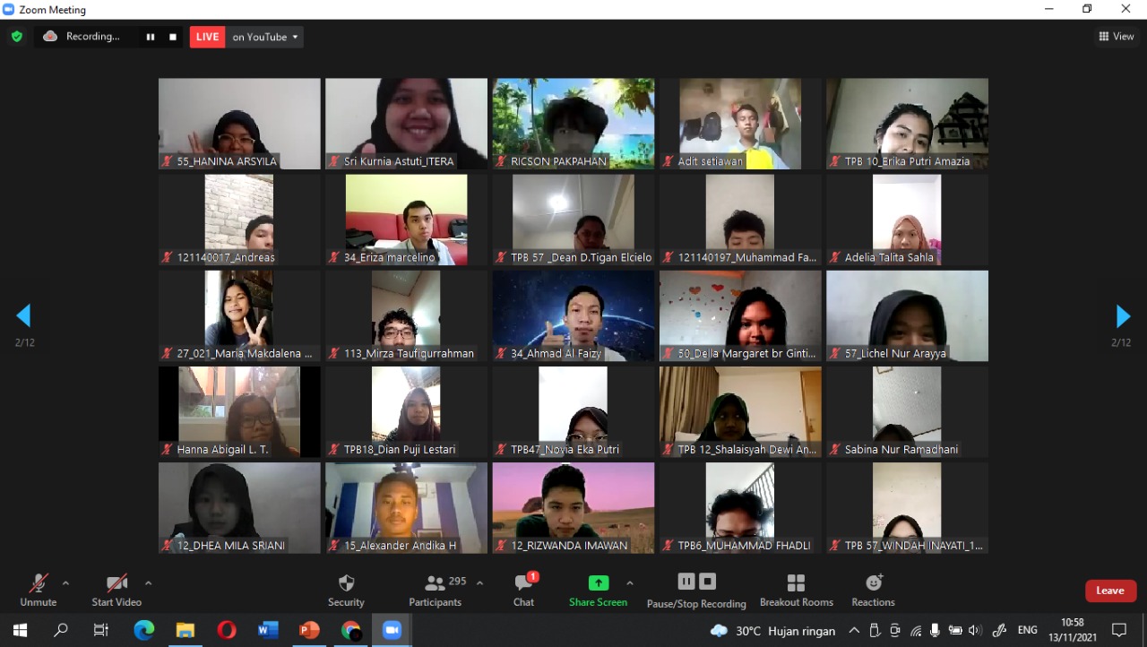 LTPB ITERA Resmi Bentuk Satgas Aku Peduli - ITERA