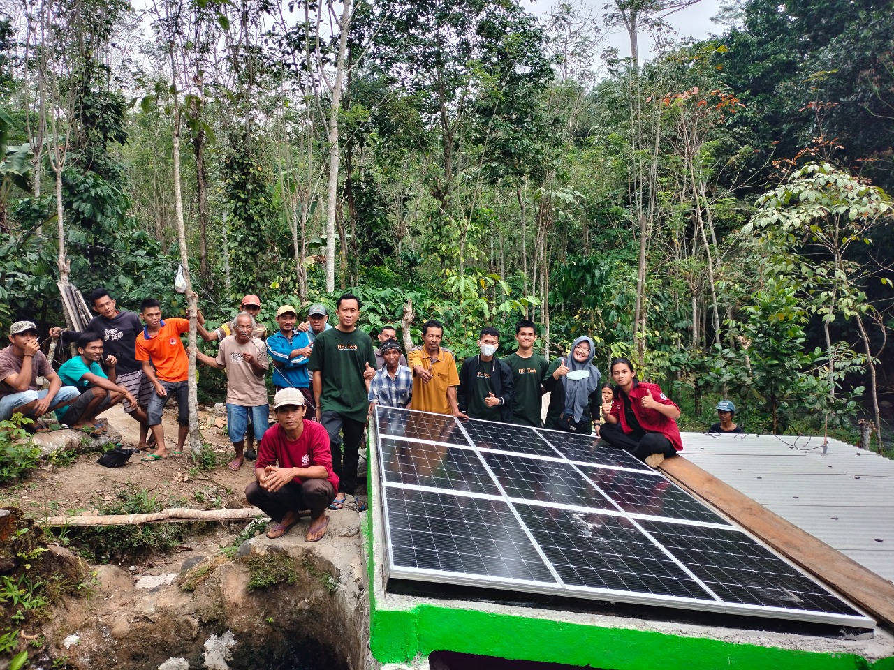 Dosen ITERA Terapkan PLTHM dan PLTS Terangi Dusun Batu Saeng Tanggamus ...