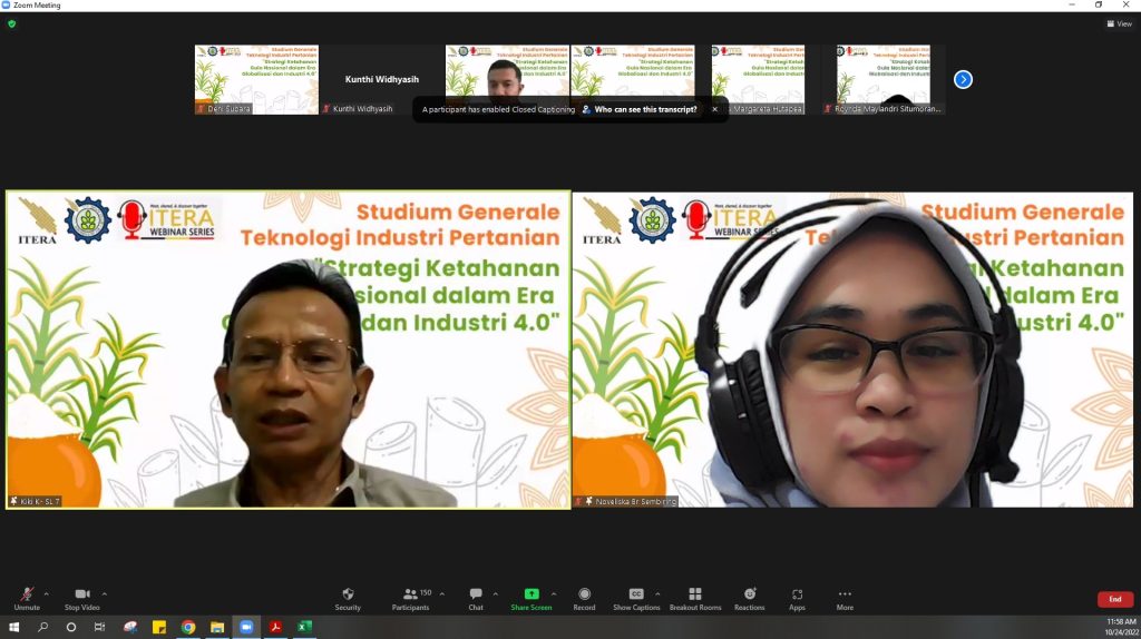TIP ITERA Bahas Strategi Ketahanan Gula Nasional dalam Era Globalisasi ...
