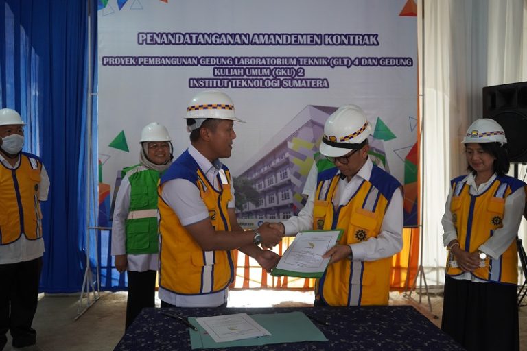ITERA Lakukan Topping Off Pembangunan Gedung Kuliah Umum 2 dan ...