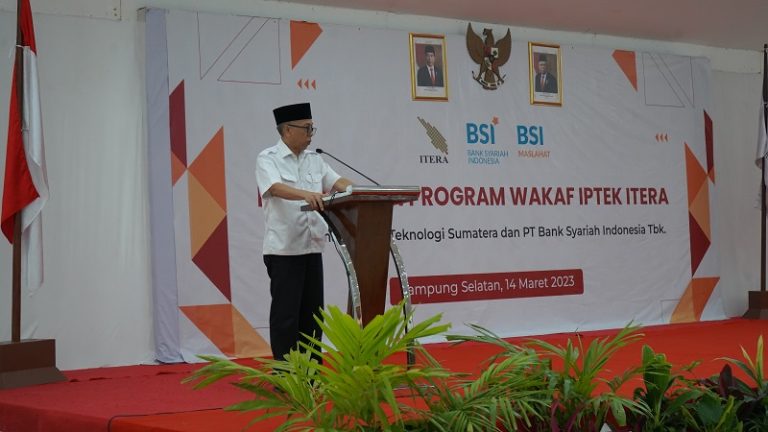 ITERA dan BSI Luncurkan Program Wakaf IPTEK Pertama di Indonesia - ITERA