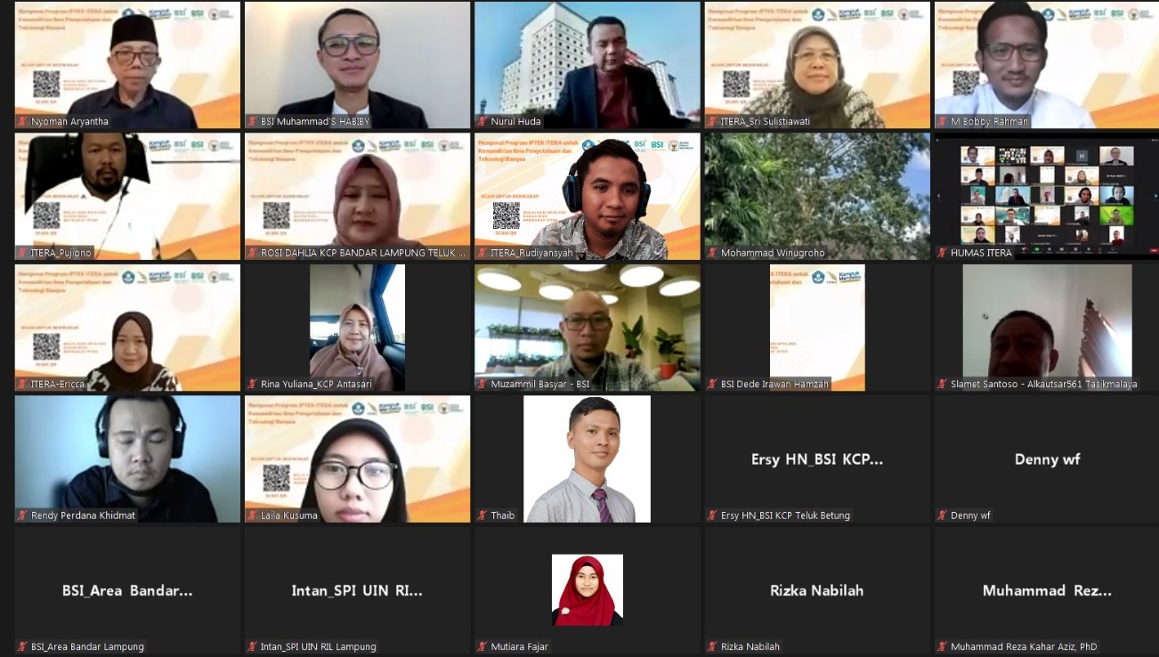 ITERA dan BSI Sosialisasi Program Wakaf IPTEK untuk Kemandirian Bangsa - ITERA