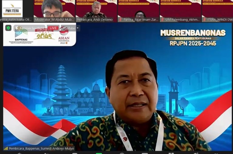 Webinar Prodi PWK ITERA Kaji Tata Kelola Ibu Kota Negara Nusantara - ITERA