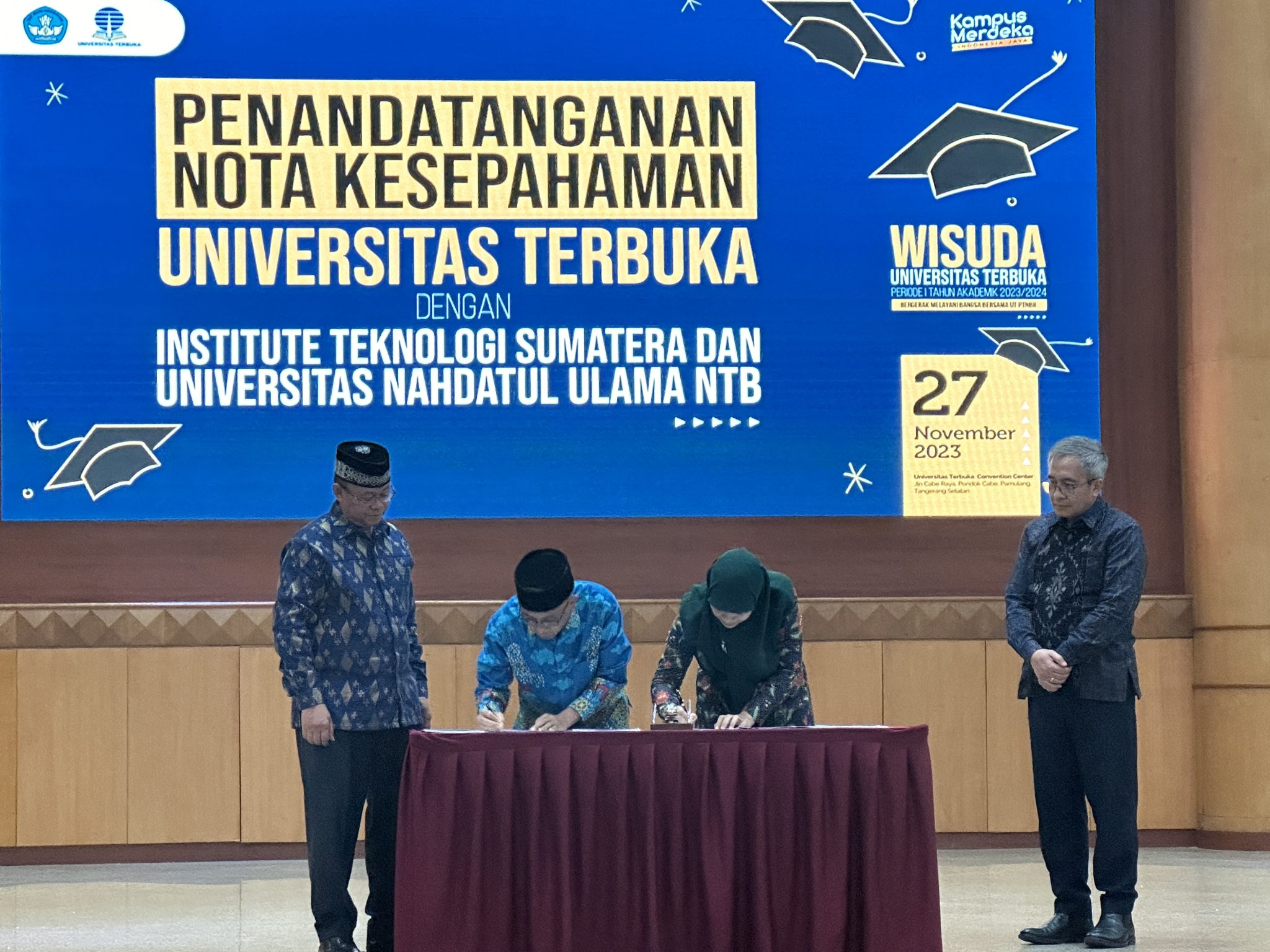 ITERA dan Universitas Terbuka Kerja Sama Pengembangan Sistem Pendidikan ...
