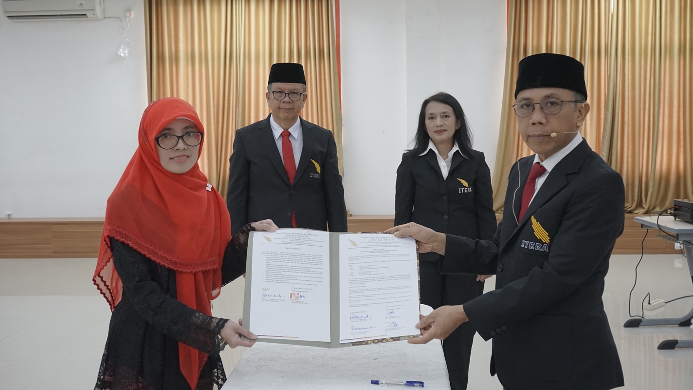Lantik Pejabat Struktural Baru, Rektor Itera Tekankan Peningkatan Kinerja - ITERA
