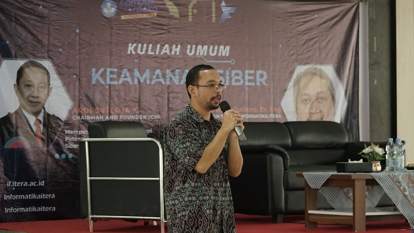 Kuliah Umum Keamanan Siber Prodi Teknik Informatika Itera Hadirkan ...