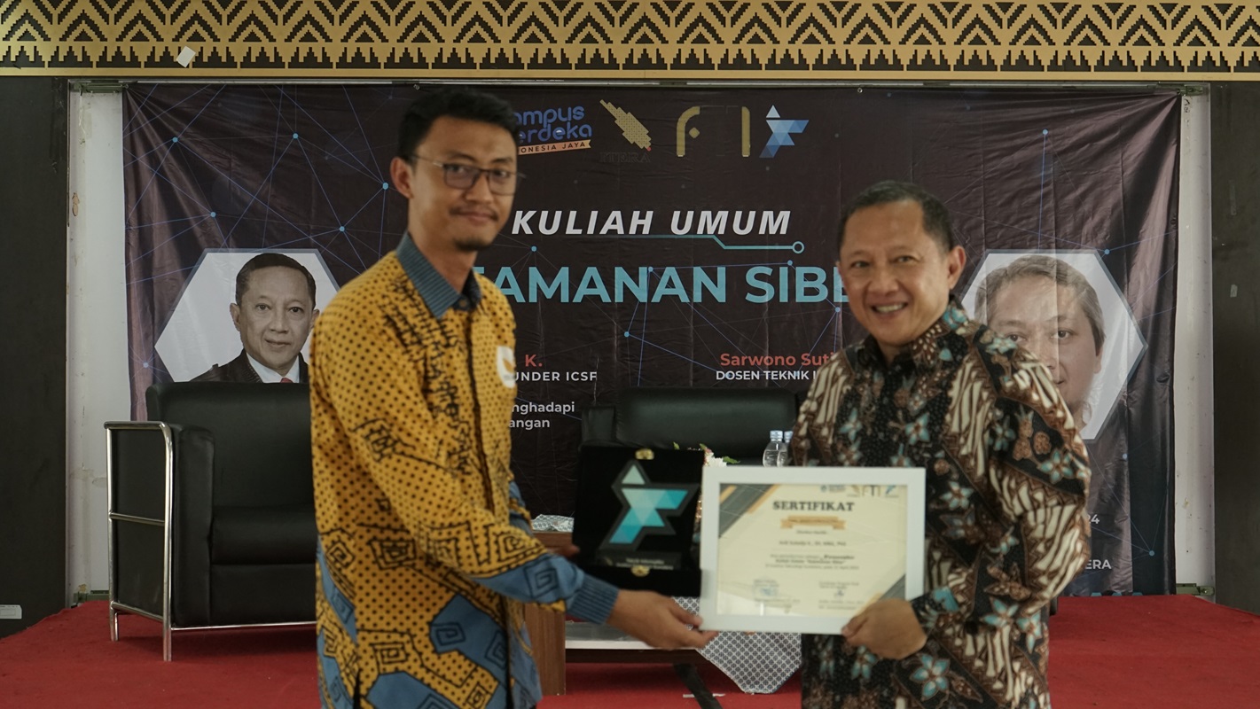 Kuliah Umum Keamanan Siber Prodi Teknik Informatika Itera Hadirkan