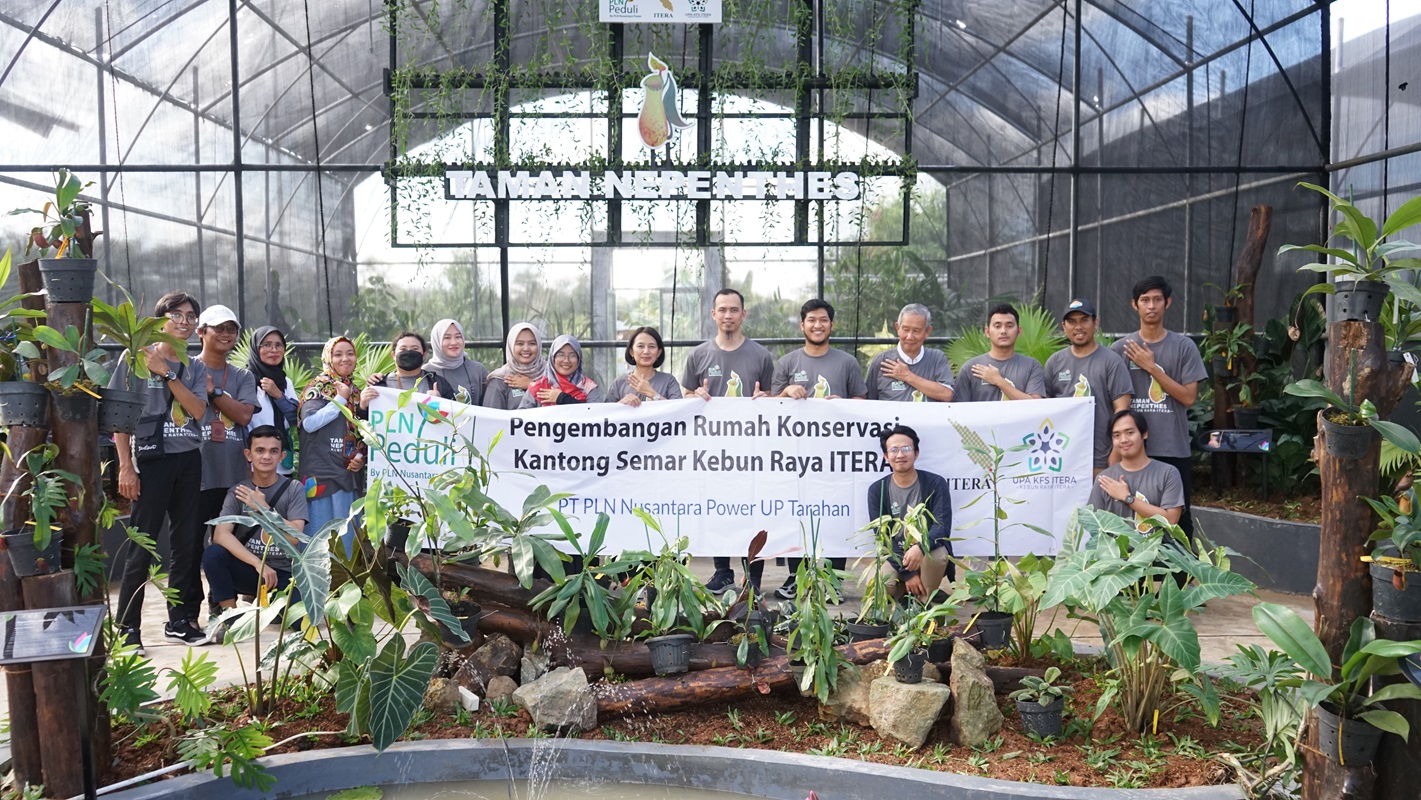 Kebun Raya Itera bersama PLN Resmikan Rumah Konservasi Kantong Semar ...